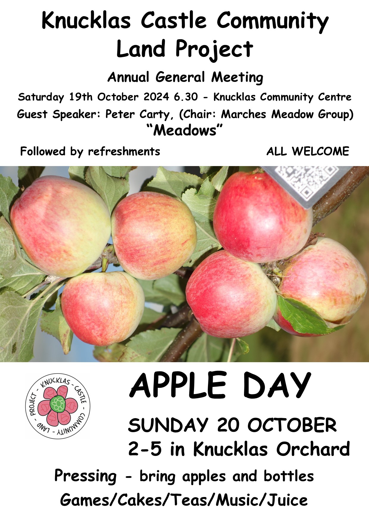 Apple Day and AGM - Knucklas Castle Community Land Project